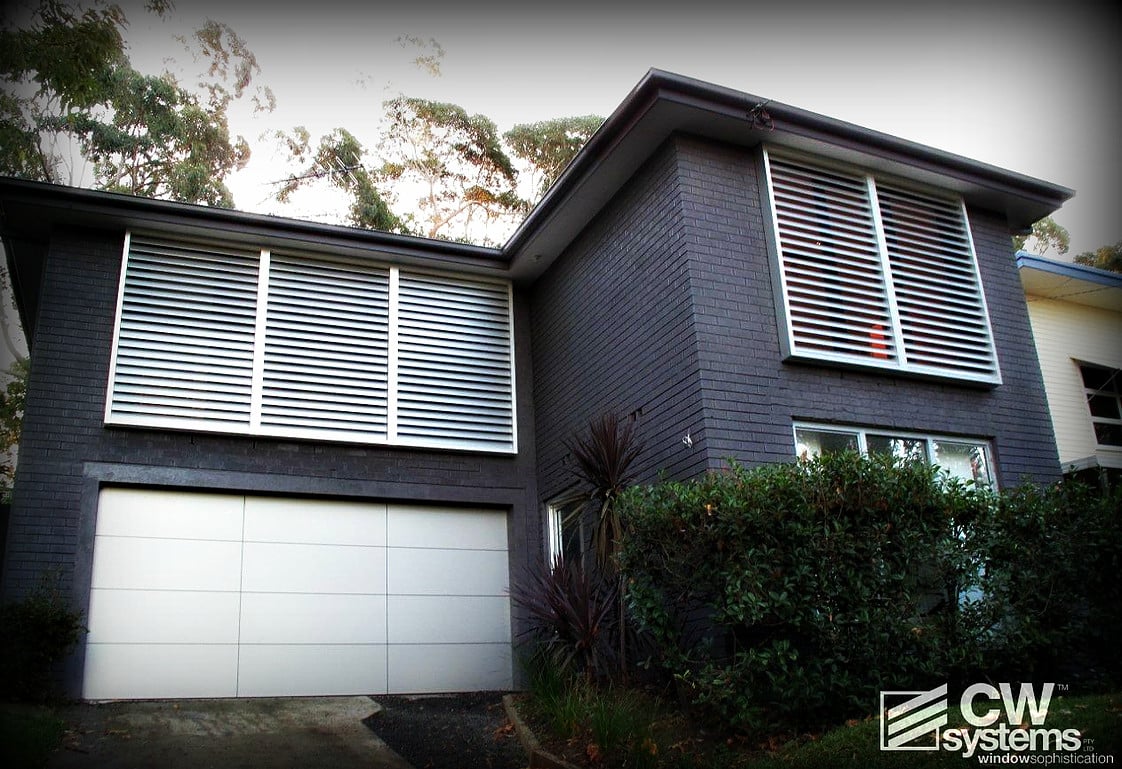 Vueline Fixed Aluminum CW Systems Shutters at SE Timber Floors